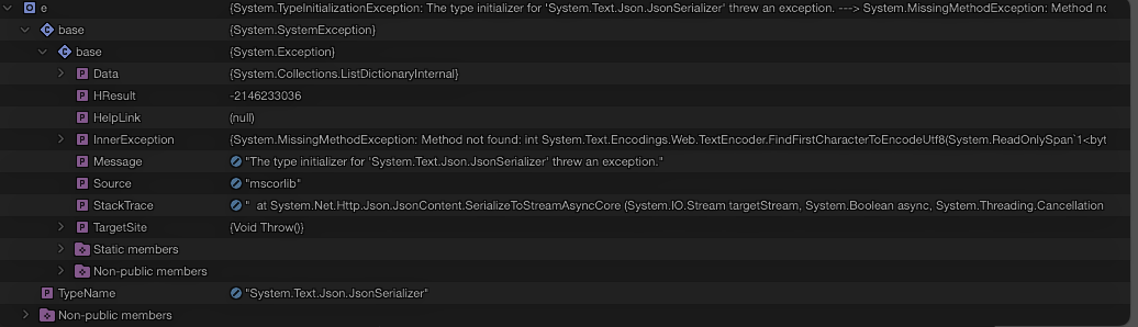 System.Text.Json throws exception after updating to latest VS · Issue ...