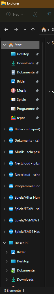 Advanced Explorer Navigation Bar Integration · Issue #5045 · nextcloud/desktop · GitHub