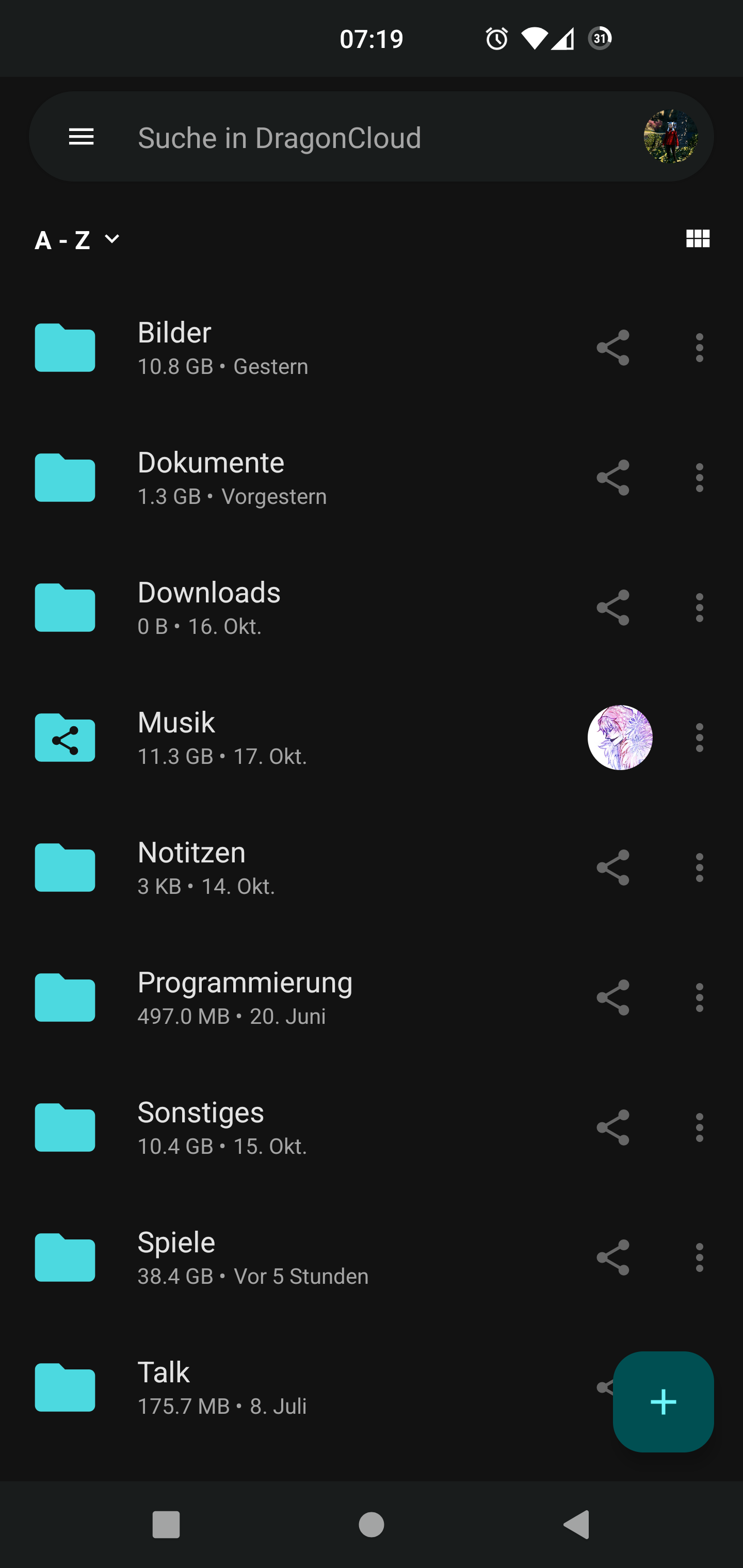 Too bright color for folders & files since Material UI update · Issue #10922 · nextcloud/android ...