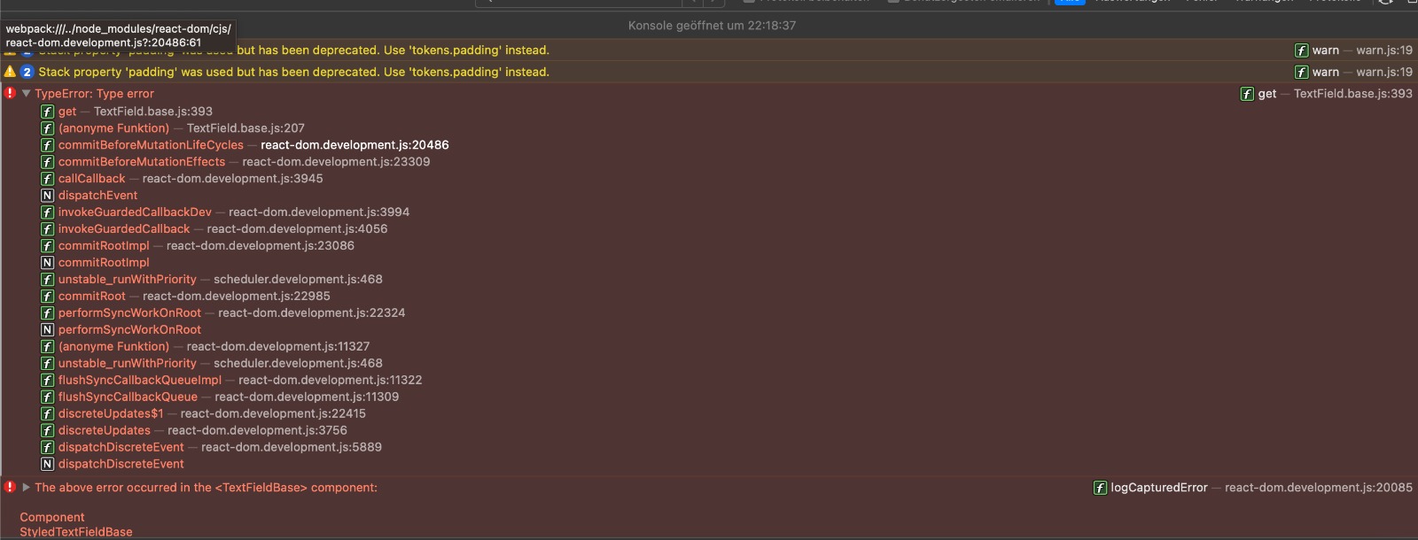 TextField time type crashes page on iOS Safari - TypeError: Type error · Issue #17959 ...