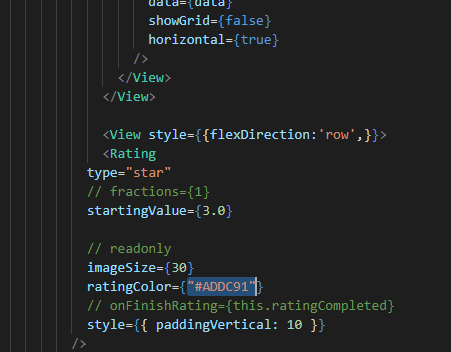 Star Icon Color Doesn't change · Issue #31 · Monte9/react-native-ratings · GitHub