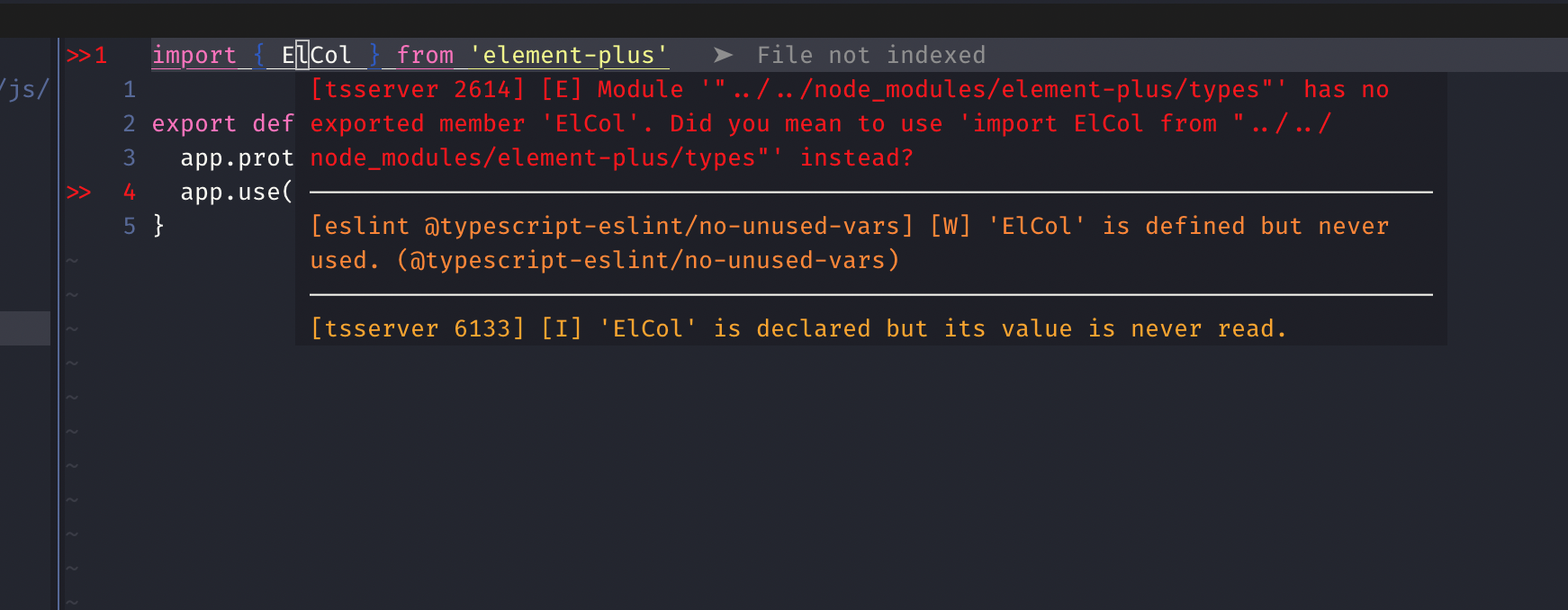 Cannot Import Components On Part In Typescript Projects · Issue 695