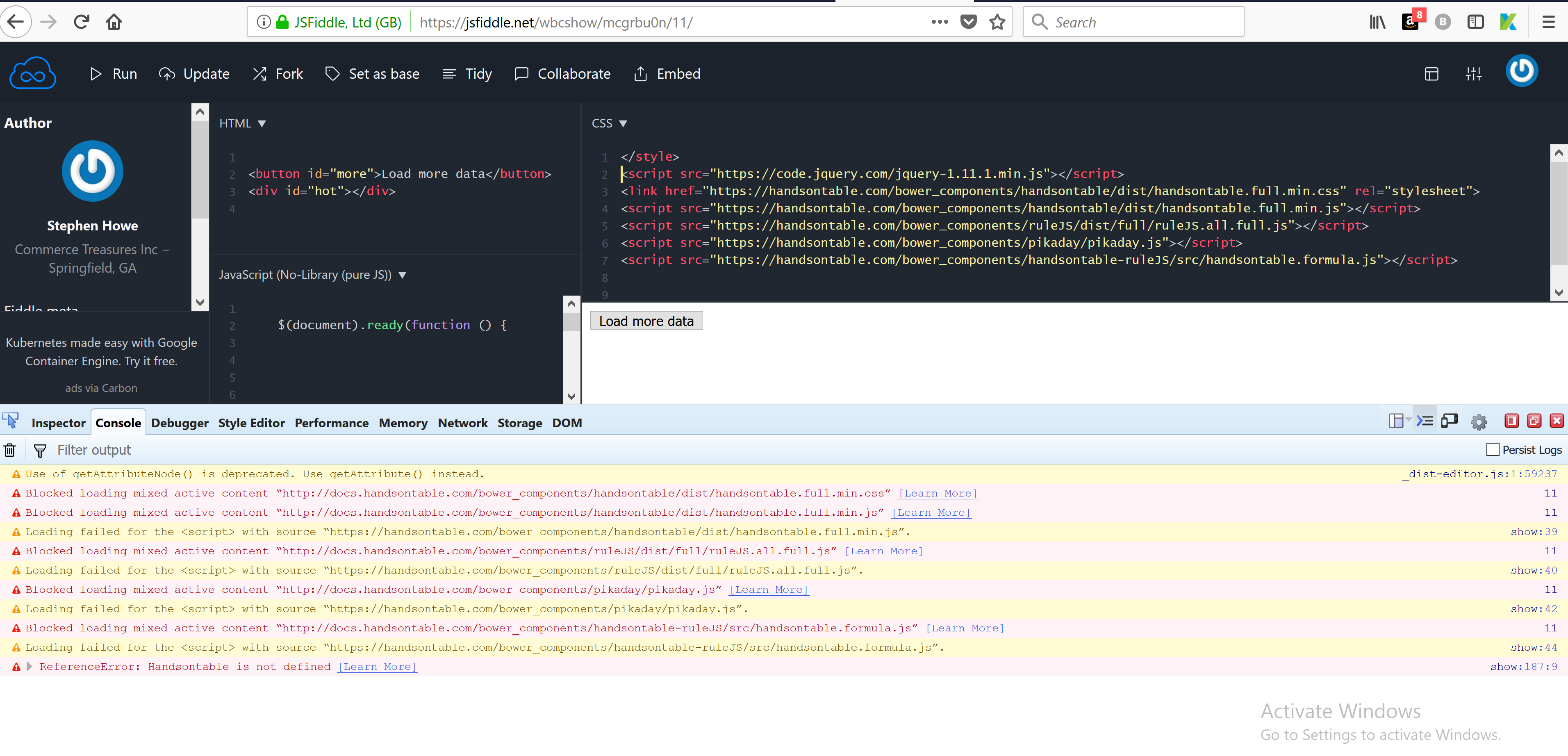 Length of underlying table htCore gets messed up when adding rows. · Issue #4755 · handsontable ...