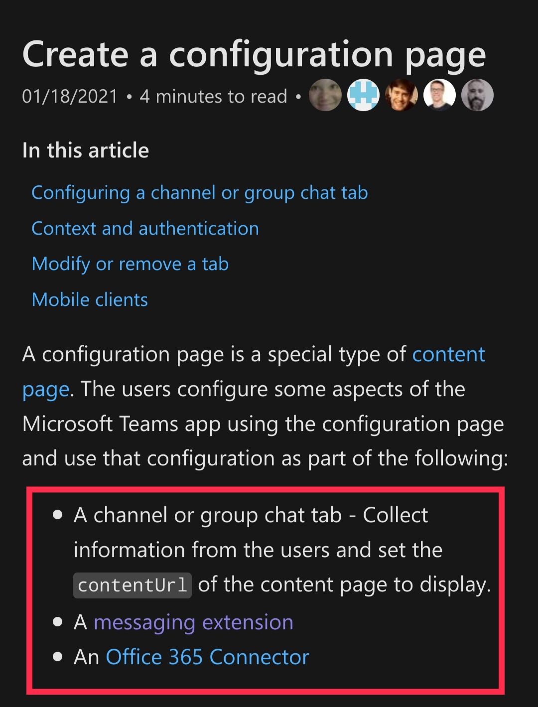 Teams - Configuration page for messaging extensions · Issue #2779 · MicrosoftDocs/msteams-docs ...