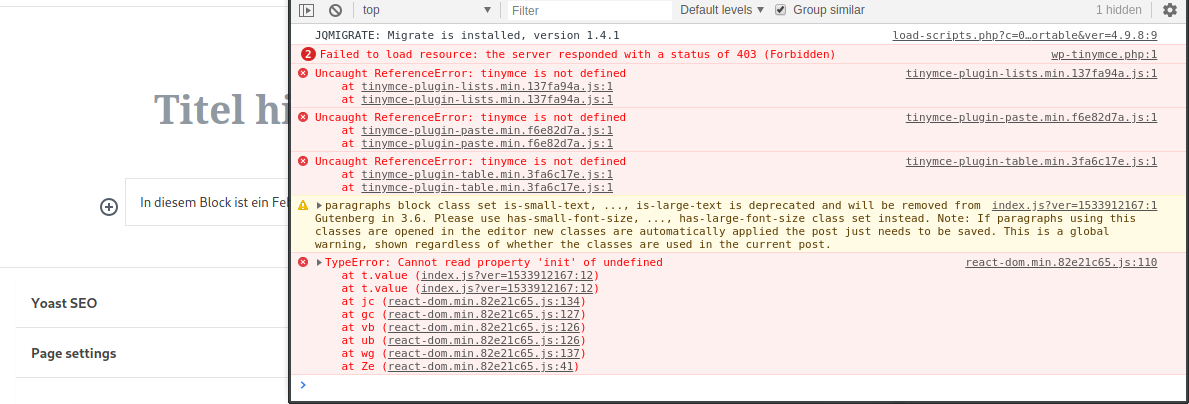 Text Blocks not working. TypeError: Cannot read property 'init' of undefined · Issue #8839 ...