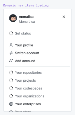 Support loading state on NavList items · Issue #599 · primer/design · GitHub