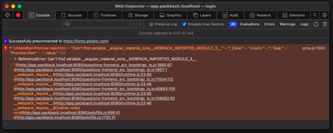 Safari 15 Issue Referenceerror · Issue 25996 · Angular Angular Cli · Github