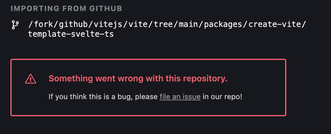 template of vite svelte-ts cannot be opend · Issue #1709 · stackblitz/core · GitHub