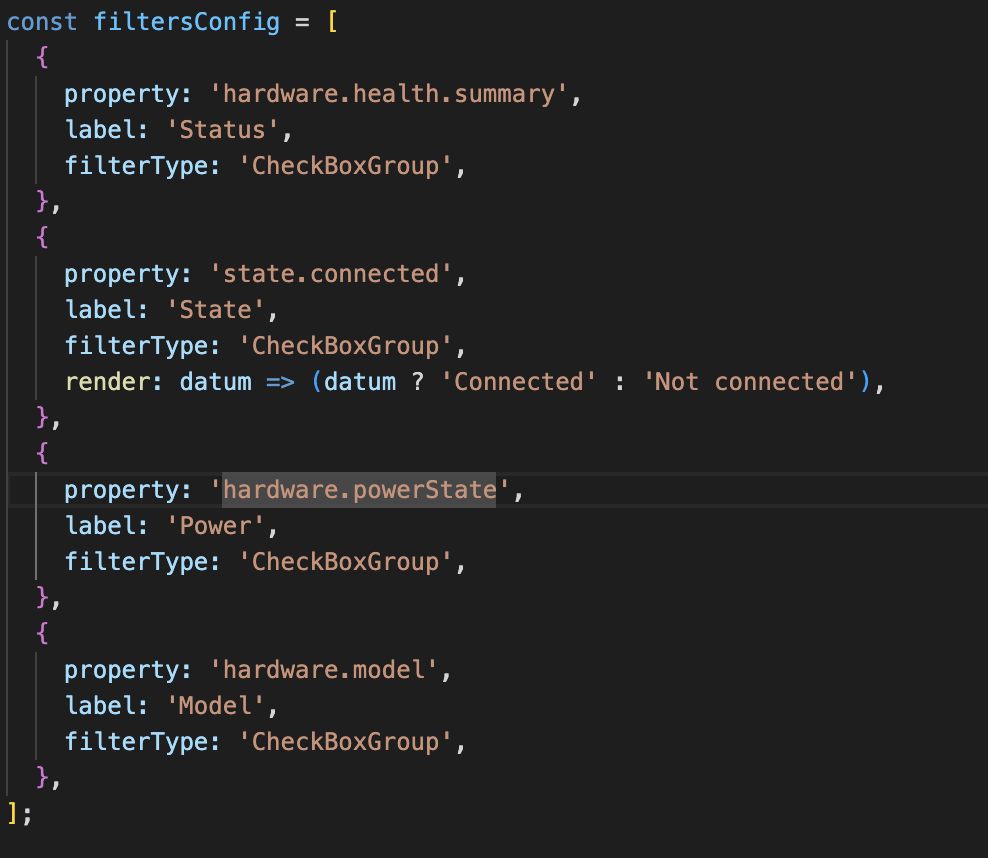Data and DataFilters should accept nested objects · Issue #6638 · grommet/grommet · GitHub