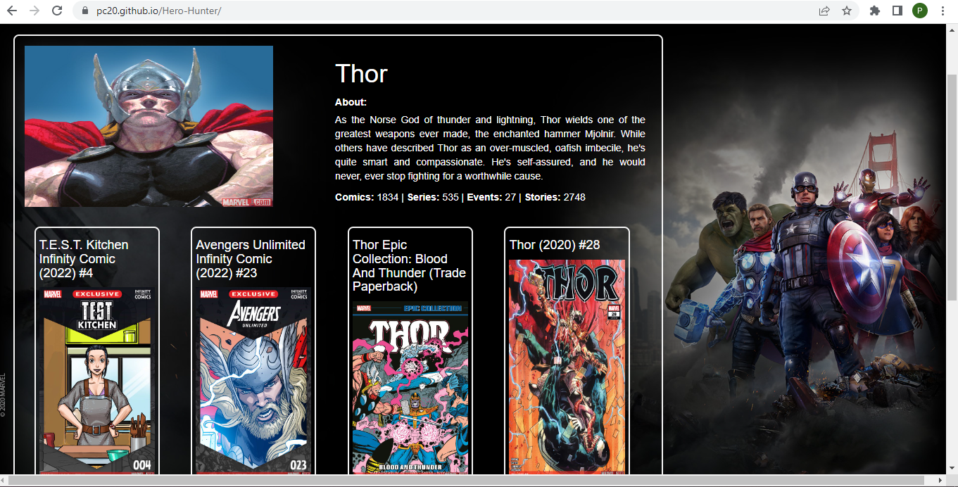 GitHub - pc20/Hero-Hunter