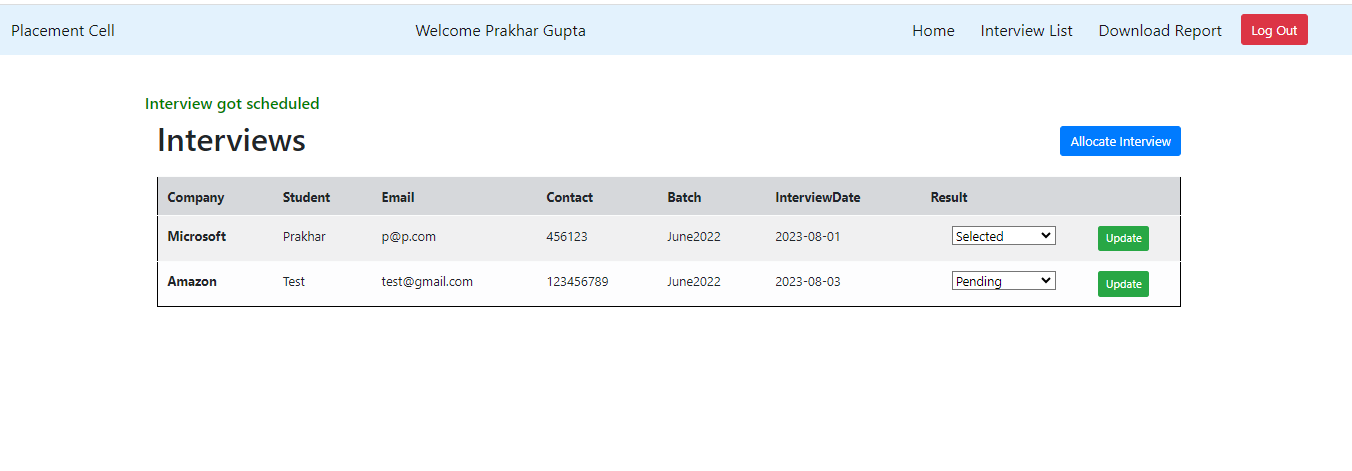GitHub - pc20/Placement-Cell-App: Placement cell app using Node JS