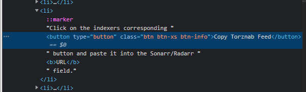 Copy Torznab Feed button is not working · Issue #12433 · Jackett ...