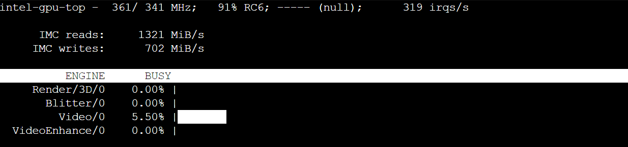 0.11.0 release - FFMPEG hardware accelleration not working inside docker container on i7-11th ...
