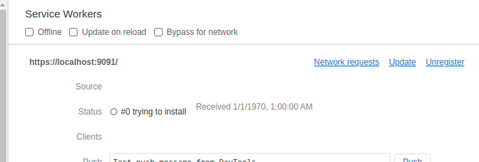 Service Worker stuck on "trying to install" · Issue #1252 · microsoft/vscode-js-debug · GitHub