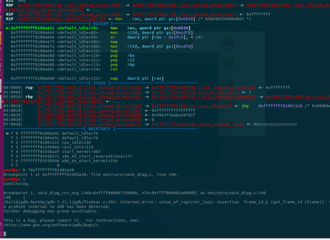 bug in remote target · Issue #611 · pwndbg/pwndbg · GitHub