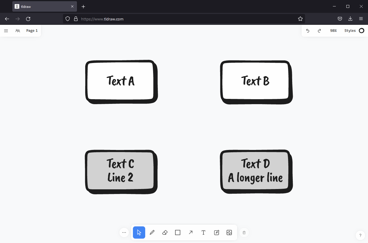 [bug] Centered text of shape is right-aligned after export · Issue #134 · tldraw/tldraw-v1 · GitHub