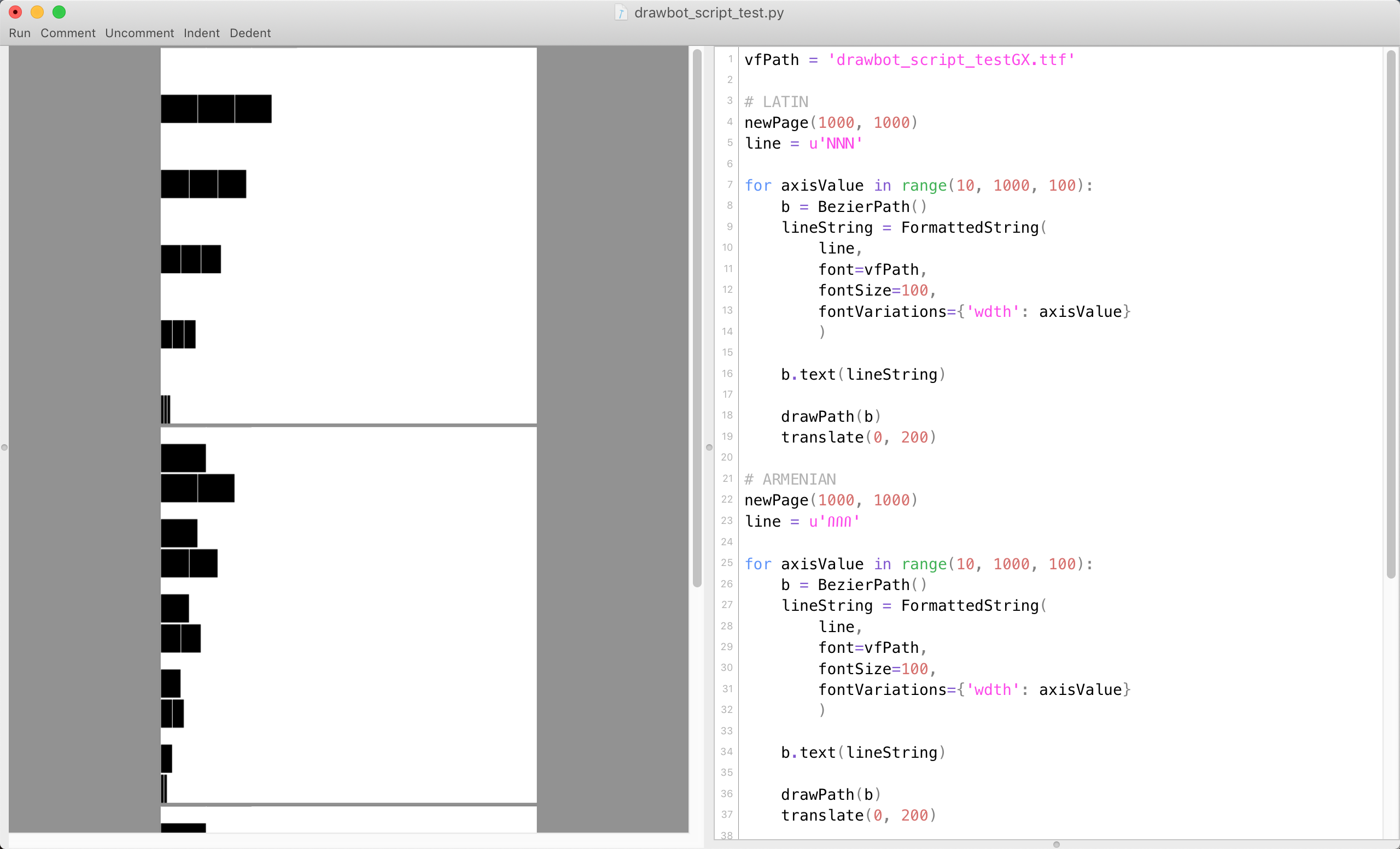 Line wrap occurring for non-latin scripts · Issue #254 · typemytype ...