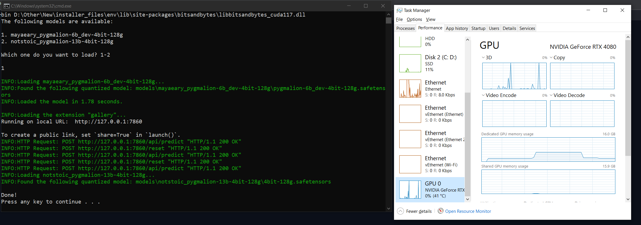 Not working · Issue #2231 · oobabooga/text-generation-webui · GitHub