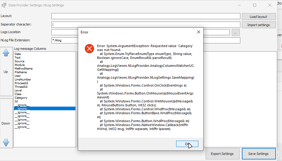 Why NLog does not work and all others at minimum should be able to provide unfiltered raw view ...