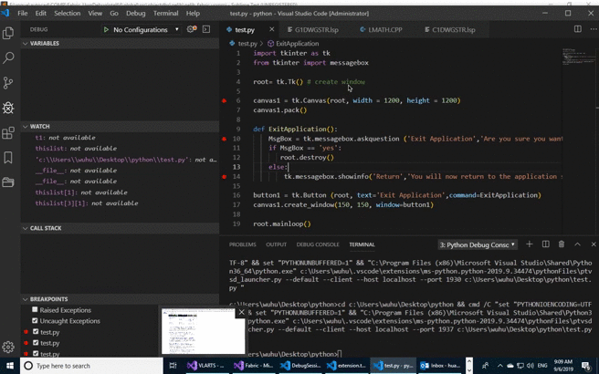 vscode can not become foreground window after hit a breakpoint · Issue #80441 · microsoft/vscode ...