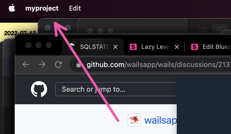Is it possible to hide the App Name in the mac Menu Bar? · wailsapp wails · Discussion #2144 ...