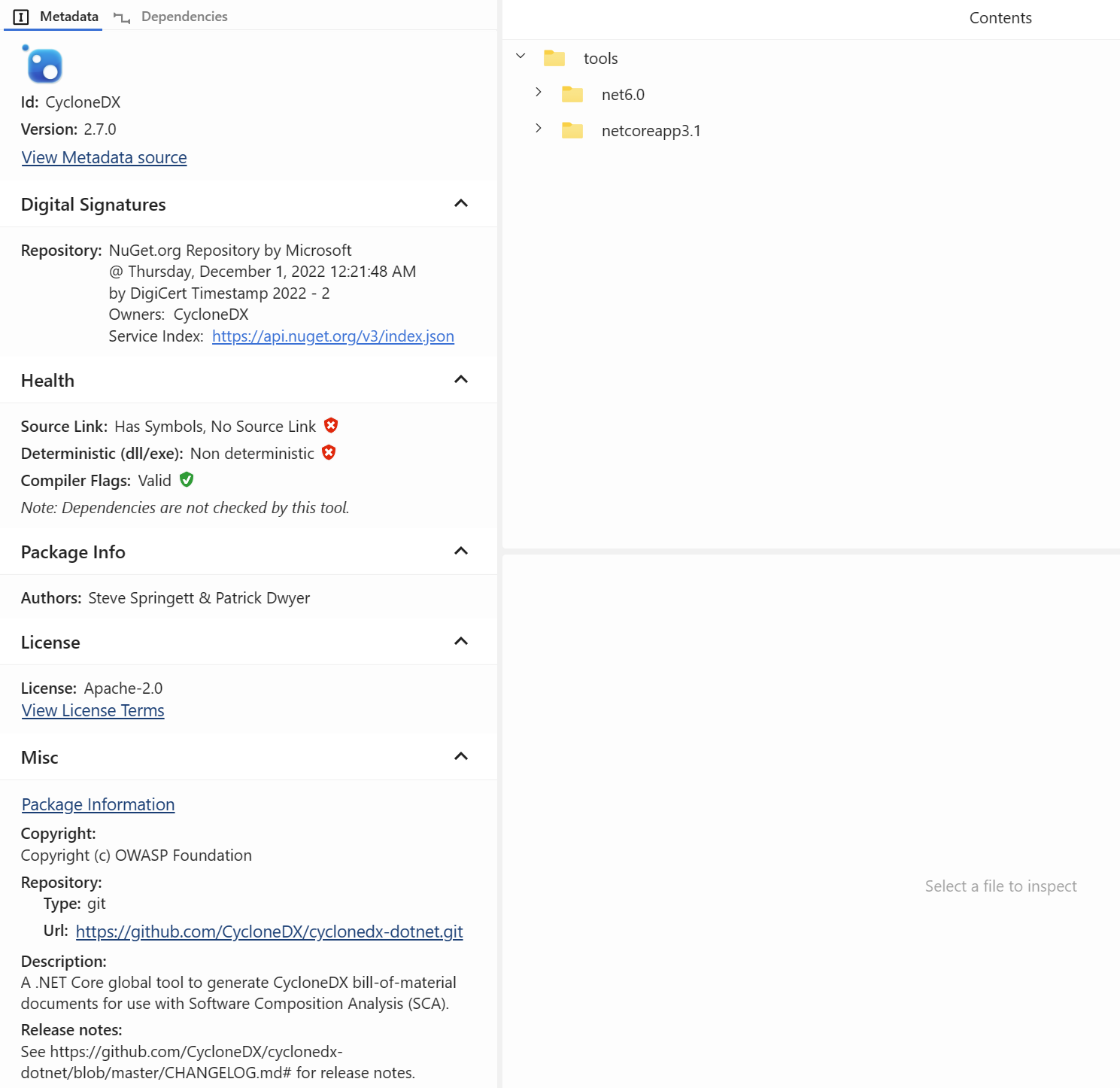 CycloneDX does not work on .NET Core 7 container · Issue #692 · CycloneDX/cyclonedx-dotnet · GitHub