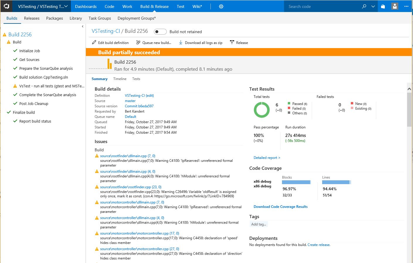 Parsing Vs2017 Warnings · Issue 1264 · Sonaropencommunitysonar Cxx · Github