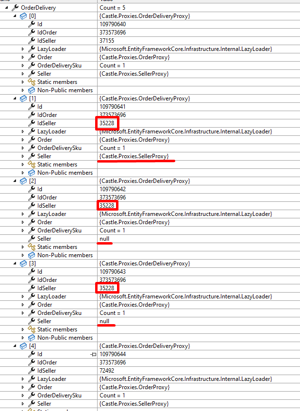 When Object Repeats Itself In Lazy Loading It Is Coming Null · Issue