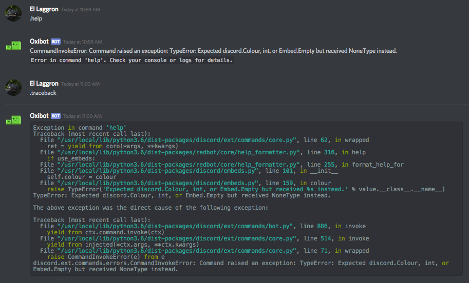[V3 Help] Cannot invoke in DM due to missing color · Issue #1802 · Cog-Creators/Red-DiscordBot ...