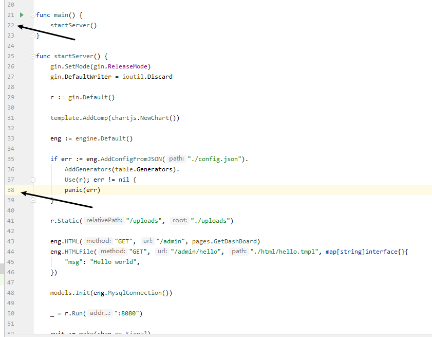 [Question] panic: gin adapter SetApp: wrong parameter · Issue #302 · GoAdminGroup/go-admin · GitHub