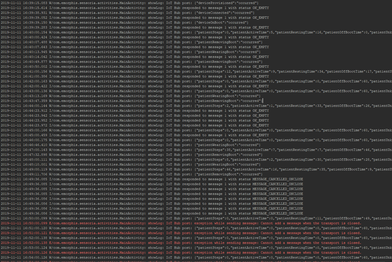 Device Closes Itself After 5 Minutes Of No Network · Issue 620 · Azureazure Iot Sdk Java · Github