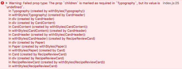 Warning when subheader is not set in CardHeader component · Issue #9552 · mui/material-ui · GitHub