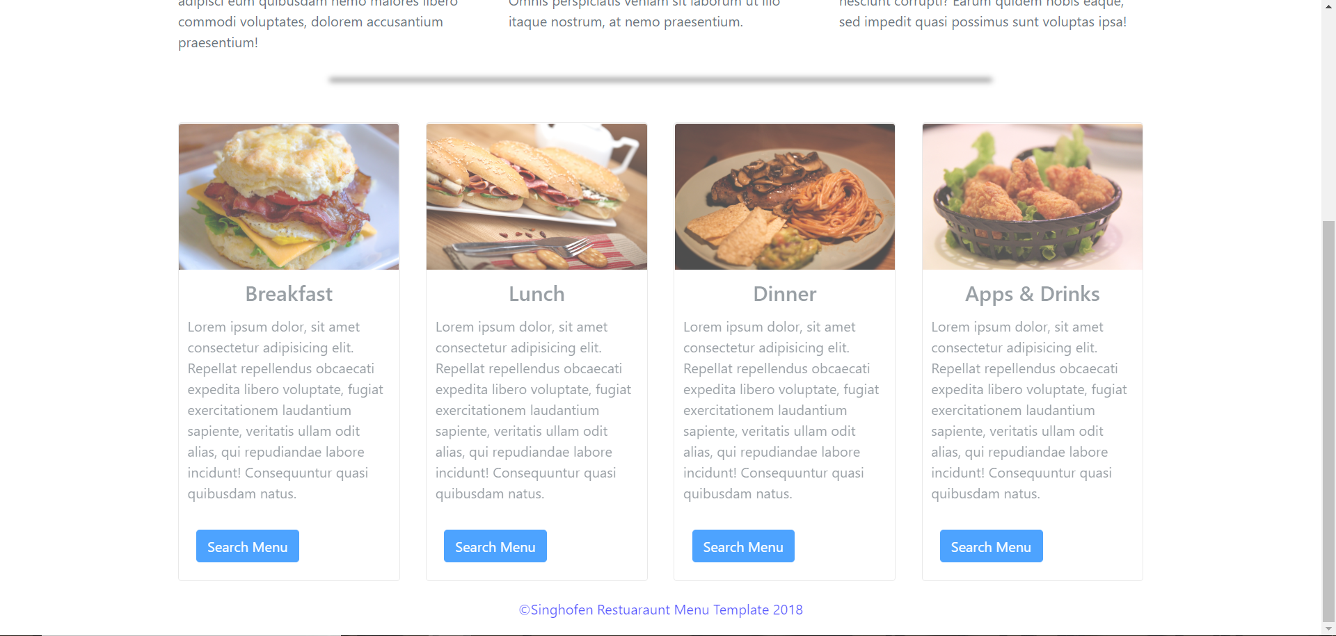 GitHub - singhofen/Bar-Grill-menu-template: Sample Menu web page for a Restaurant Website