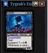 Greater Gargadon and Nihilith don't get cast when last suspend time ...