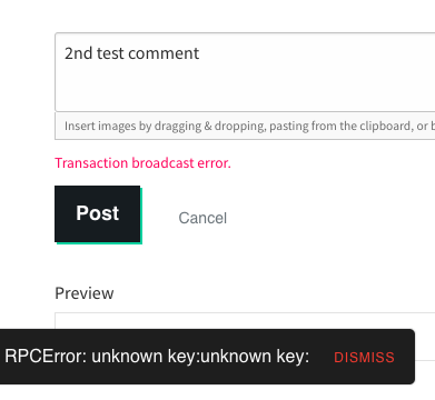 Transaction broadcast error when commenting with 100% SP payout · Issue #3301 · steemit ...