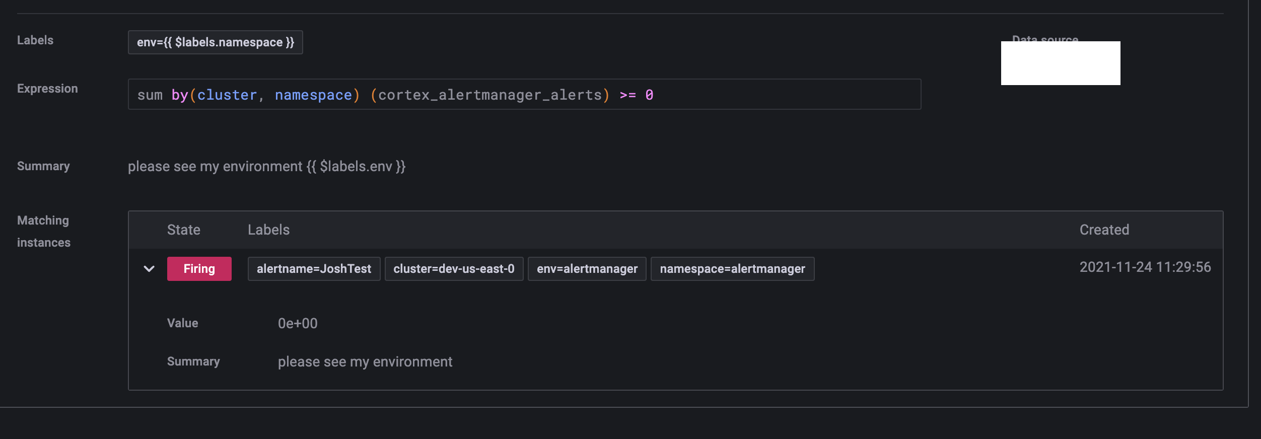 Alerting: Expansion of annotation using custom labels is not possible · Issue #42211 · grafana ...