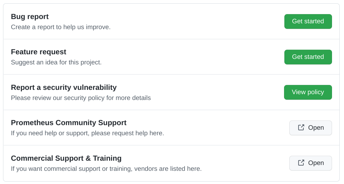 Enable Discussions for the alertmanager repo · Issue #2882 · prometheus ...