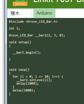 Grove LED Bar 不能用 · Issue #130 · MediaTek-Labs/BlocklyDuino-for-LinkIt · GitHub