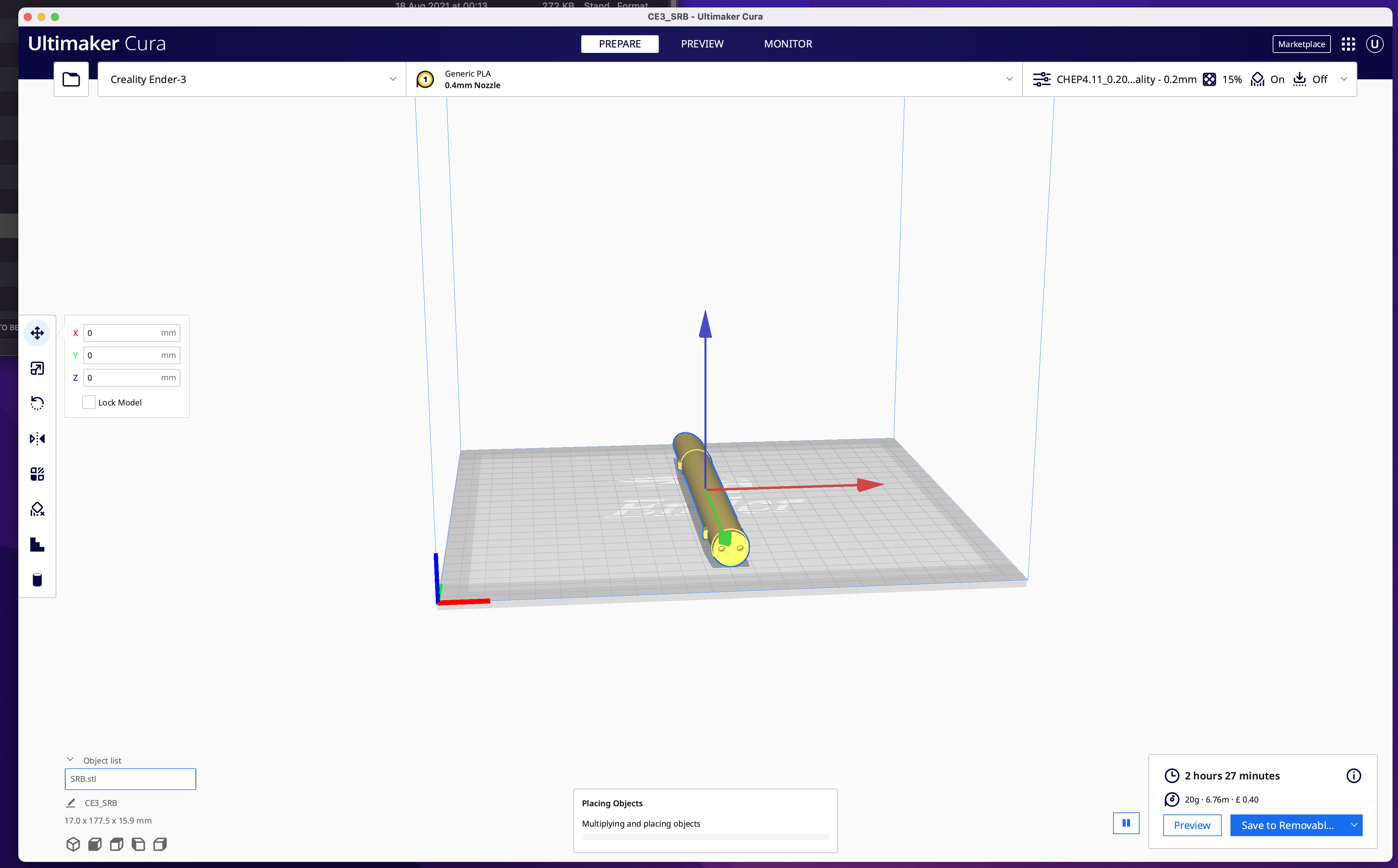 Cannot multiply objects · Issue #10746 · Ultimaker/Cura · GitHub