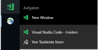 Missing "Recent Workspaces" in task bar · Issue #69365 · microsoft/vscode · GitHub