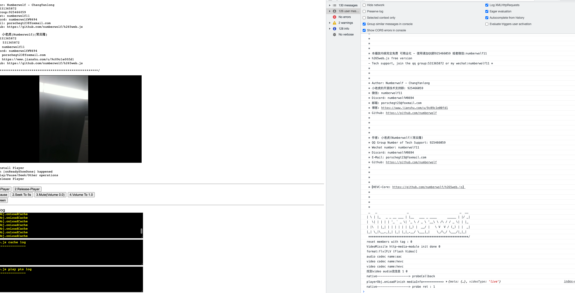 flv 音频解码失败 · Issue #111 · numberwolf/h265web.js · GitHub