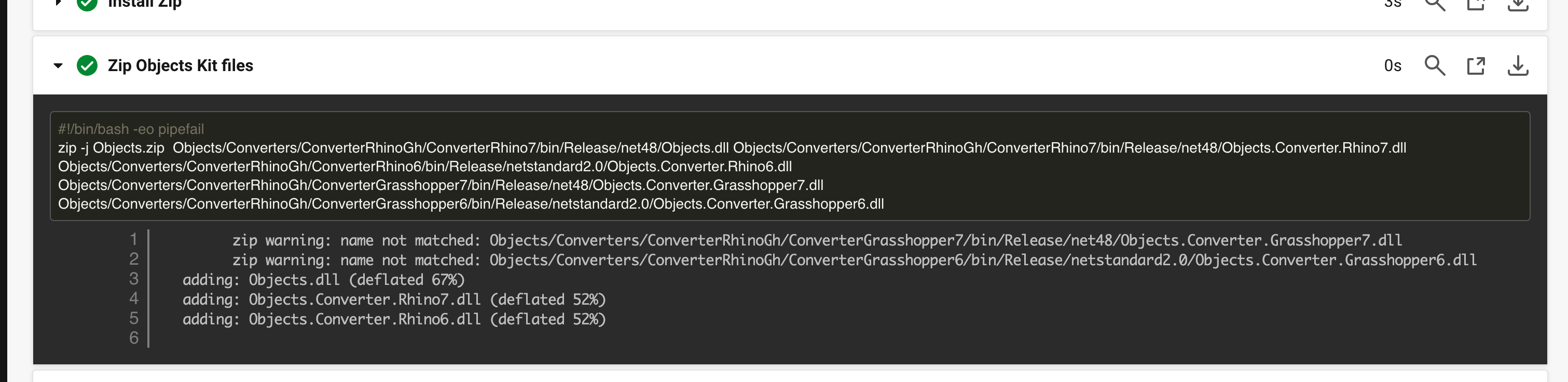 Mac CI Zip step should fail if it doesn't find any of the items · Issue #2960 · specklesystems ...