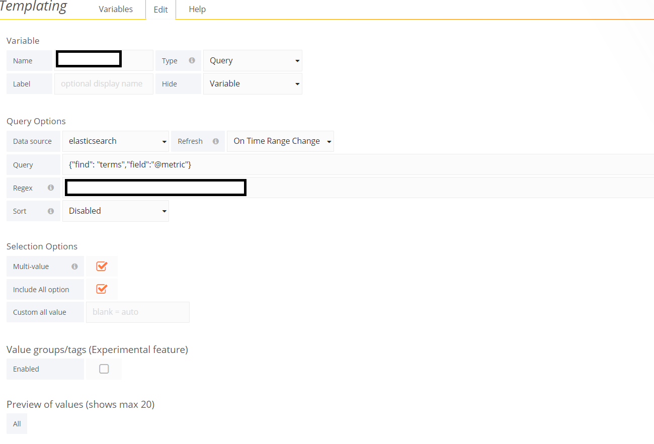 [Bug][4.3.2] Limitation of values in template variable with custom size - ElasticSearch · Issue ...