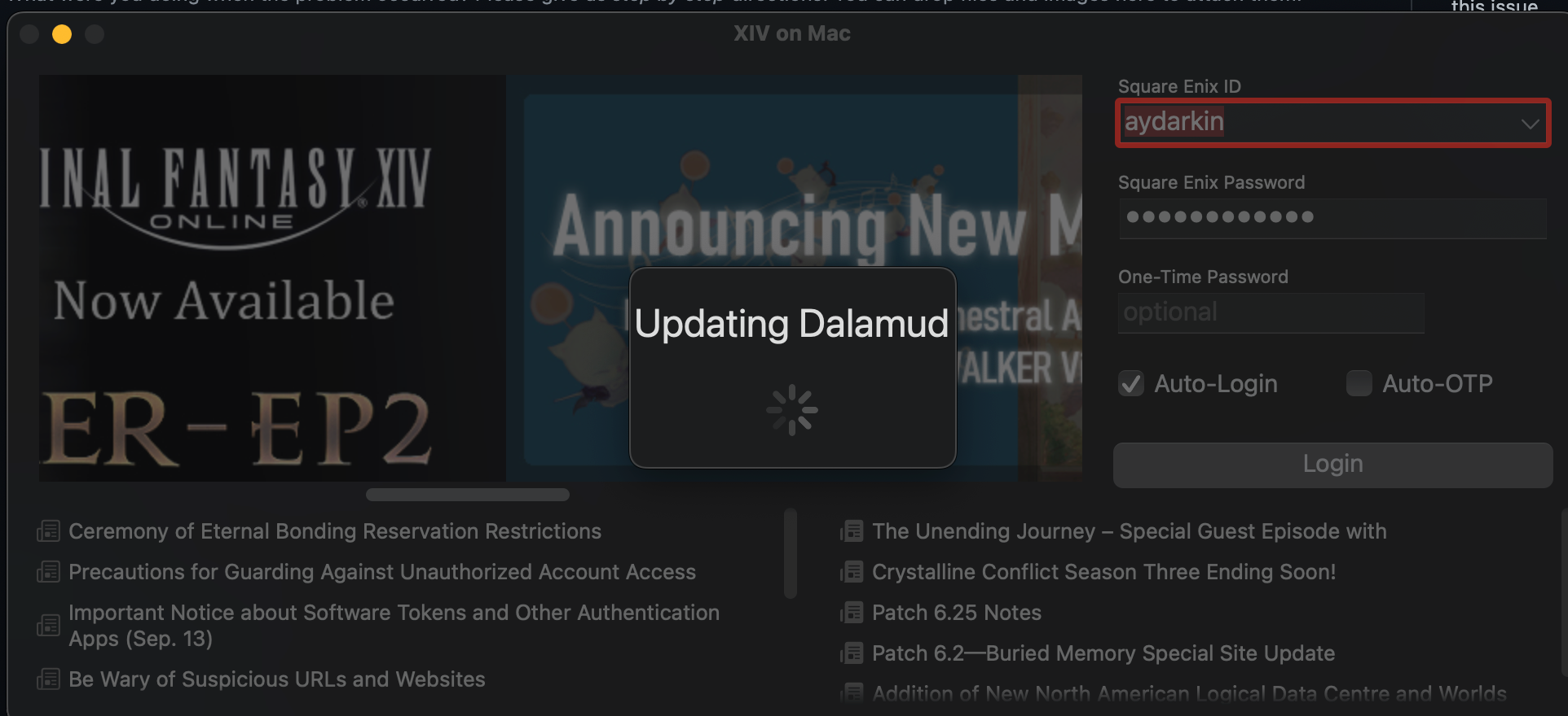 The game won't start. Hangs with the message "Updating Dalamud" · Issue #1185 · goatcorp ...
