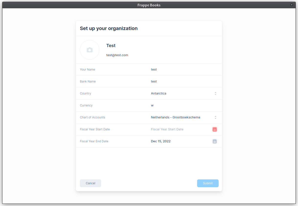 Unable to enter both Fiscal Year · Issue #509 · frappe/books · GitHub