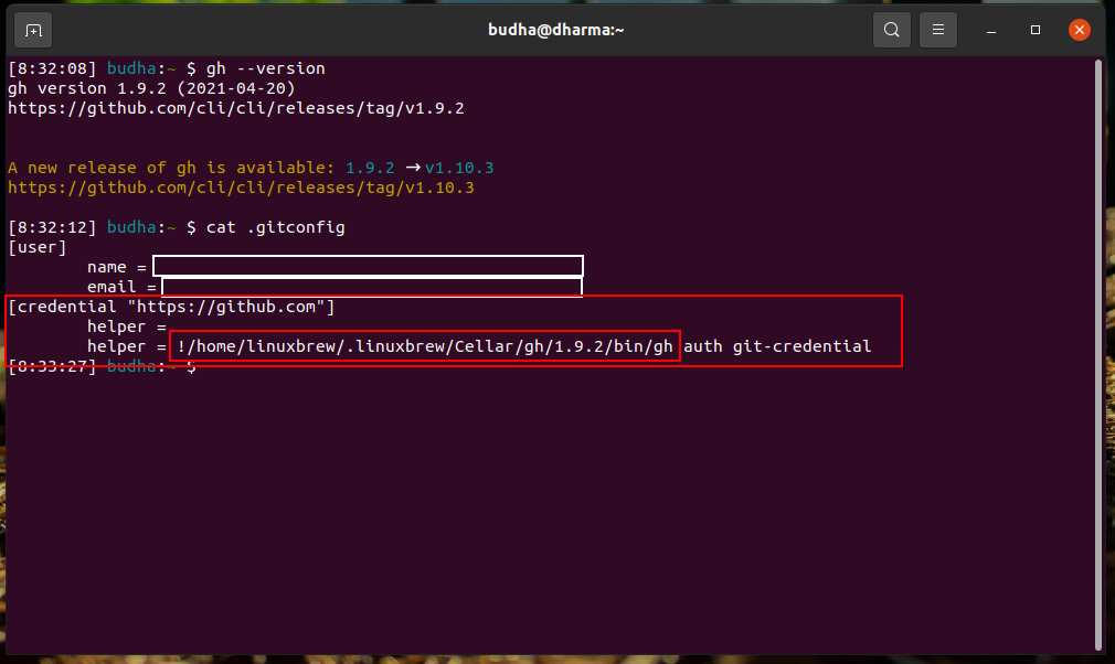 git credential helper doesn't work after `brew upgrade gh` (linuxbrew) · Issue #3704 · cli/cli ...