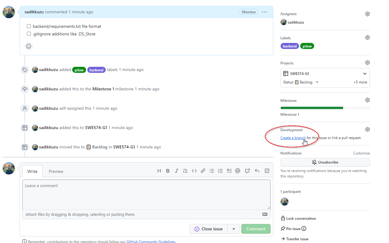 Overall Code Refinement · Issue #36 · SWE574-Fall2023-Group1/SWE574-Fall2023-G1 · GitHub