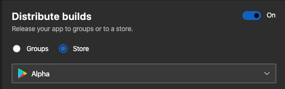 Groups and stores distribution from builds should not be mutually exclusive · Issue #1679 ...