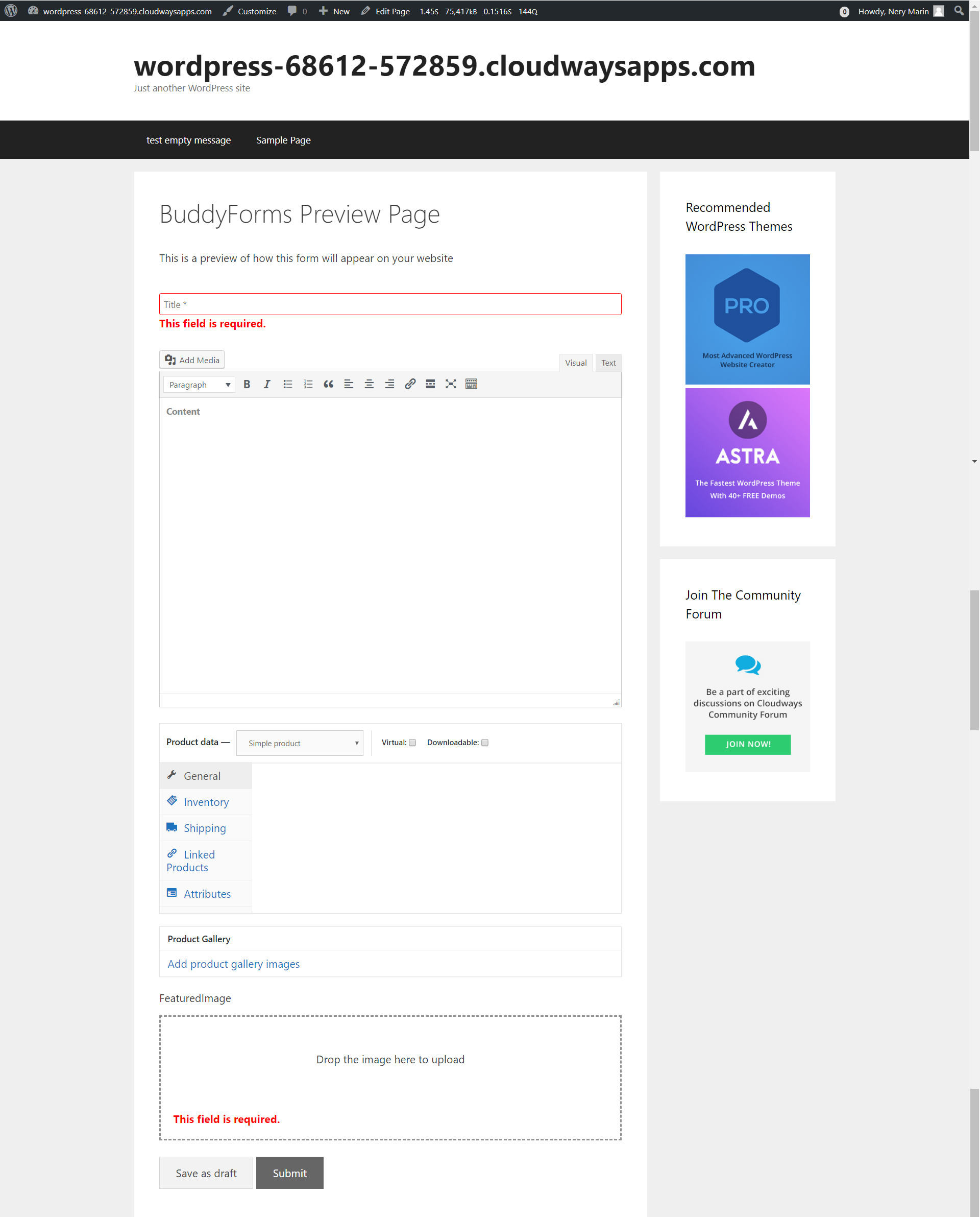 Required not working with upload field type · Issue #390 · BuddyForms/BuddyForms · GitHub