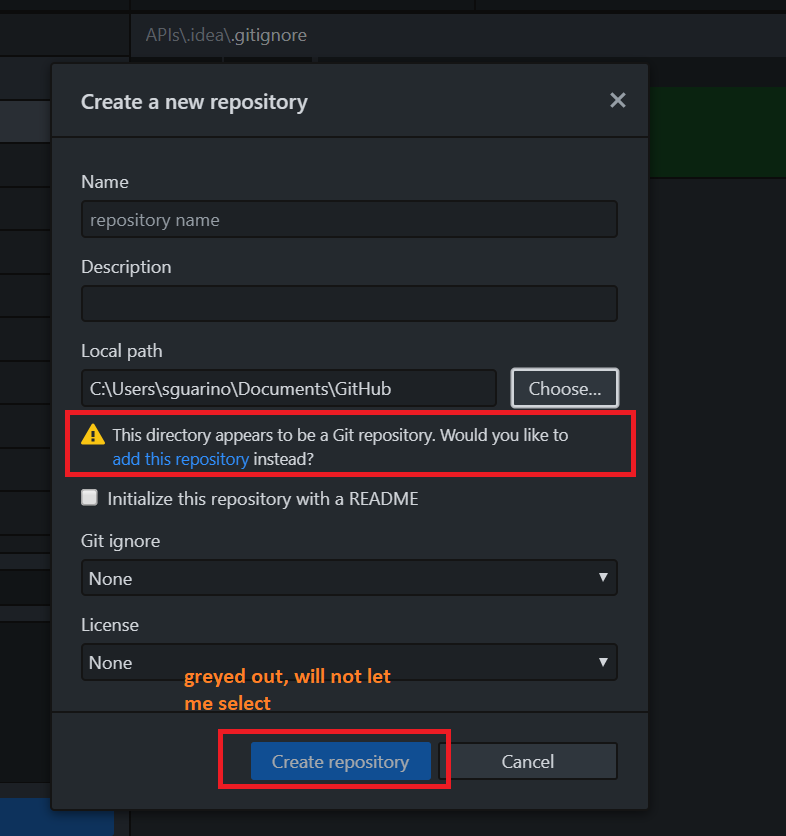 trying to add local repo makes a new repo under my windows profile · Issue #8511 · desktop ...